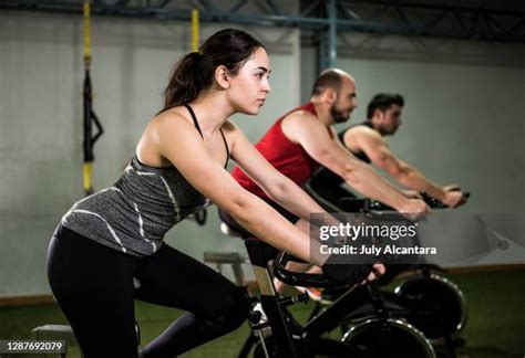 Group Cycle Class Photos And Premium High Res Pictures Getty Images