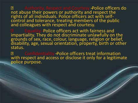 Cflm Group 1 Pptc Standard Of Police Proffessionalism Pptx