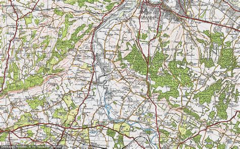 Historic Ordnance Survey Map Of Burham 1921 Francis Frith