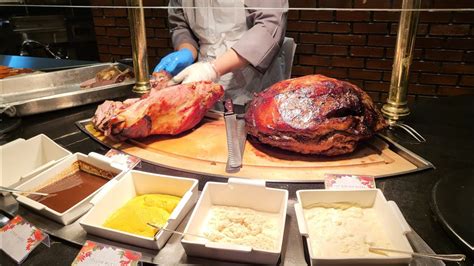 추수감사절 Thanksgiving 뷔페 용산부대 Dragonhilllodge Dhl 포트락파티 미국음식 Youtube