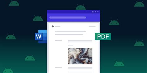 how to convert a word document to pdf on android nutrient