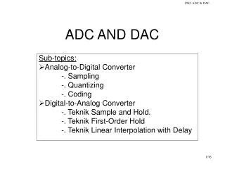 PPT Interfacing ADC And DAC With 8085 Using 8255 PowerPoint Presentation ID 8999134