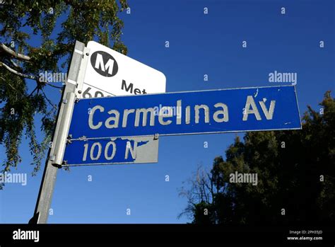 Los Angeles California Usa 24th March 2023 N Carmelina Avenue On
