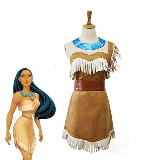 Womens Native Beauty Pocahontas Indian Costume Cazaar