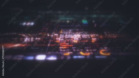 Data Matrix Simulation Ui With Cutting Edge Digital Environment With A Dynamic And Immersive