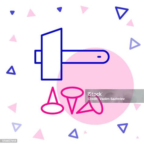 흰색 배경에 고립 된 예수 그리스도 아이콘의 선 십자가 망치와 오래된 손톱 성금요일 예수 그리스도의 열정 다채로운 개요 개념 벡터 가시에 대한 스톡 벡터 아트 및 기타