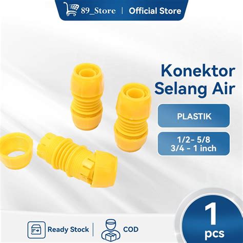 Jual Sambungan Selang Air Ke Selang Air Konektor Selang Air Ukuran 1 2 5 8 3 4 1 Inch And 1 2
