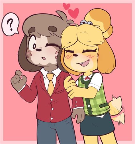 Isabelle And Digby Animal Crossing Drawn By Porldraws Danbooru