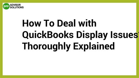 PPT An Effective Method To Fix QuickBooks Display Issues PowerPoint Presentation ID 12269986