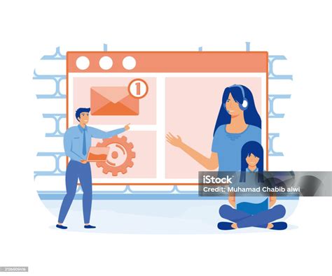 Devops 개발자 개념 소프트웨어 개발 및 운영 개념 플랫 벡터 현대 일러스트 레이 션 개념에 대한 스톡 벡터 아트 및 기타