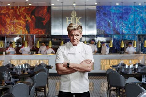 Chef Gordon Ramsay Opening Hells Kitchen Restaurant At Harrahs Resort