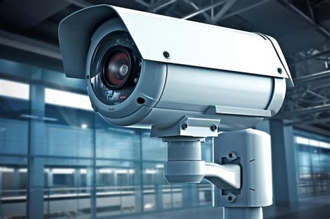 Premium Photo Cctv Surveillance Camera Configuration Visualization Mockup