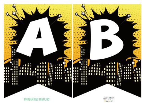 Banderines Editables Pdf
