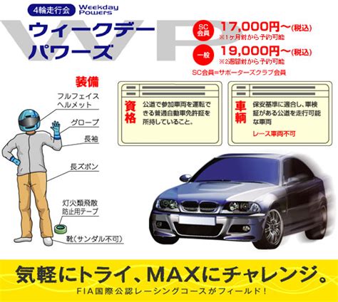 岡山国際サーキット│4輪走行会 ウィークデーパワーズ