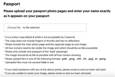 How Do I Upload My Passport Gms Baggage