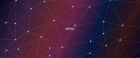 Abstract Dark Colorful Geometric Background With Triangle Shape Pattern And Molecular 22847393