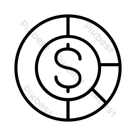 ภาพเวกเตอร์เส้นไอคอนงบประมาณ เทมเพลต แบบ Ai ดาวน์โหลดฟรี Pikbest