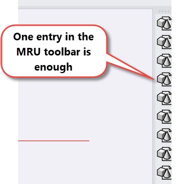 WIP MRU Toolbar Issue With Repeat Icons Serengeti Rhino WIP