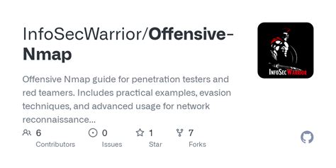 Pull Requests · Infosecwarrioroffensive Nmap · Github