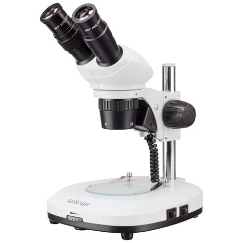 Amscope Sg204 Series Compact Binocular Stereo Microscope 20x And 40x Mag
