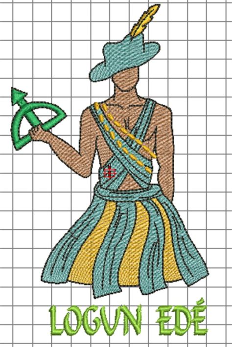 Matriz De Bordado Umbanda Logun Ede Elo7 Produtos Especiais