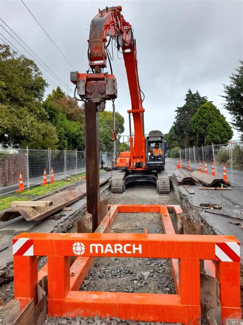 sheet piling march