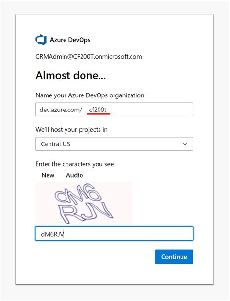 Create Azure Devops Organization In Your Tenant D365 Demystified