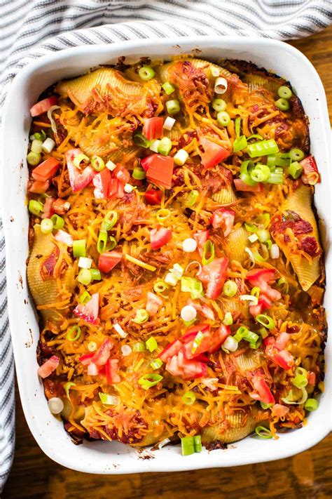 Taco Stuffed Shells Recipe Easy And Freezer Friendly