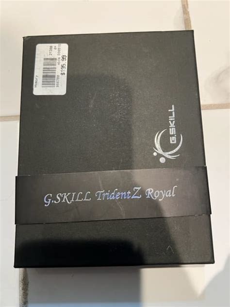 G Skill Trident Z Royal Rgb Gb X Gb Ddr Pc Cl Dual Channel Desktop Memory