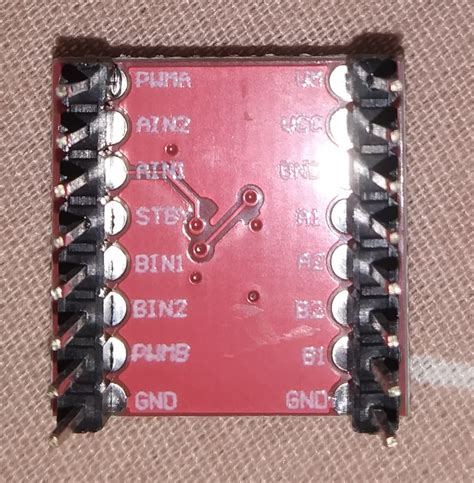 Tb6612fng Qui Craméle Composant Jaune Soudé Français Arduino Forum