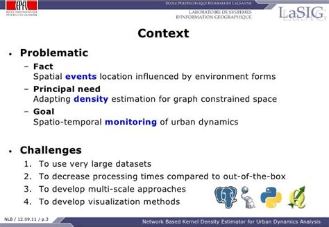 Network Based Kernel Density Estimator For Urban Dynamics Analysis