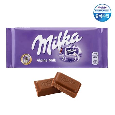 밀카 알프스 밀크 초콜릿 100g 홈플러스 익스프레스