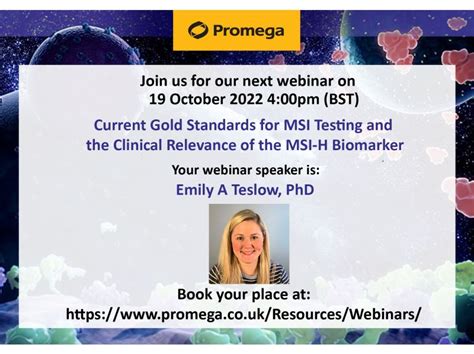 Promega Uk On Linkedin Labchat Msitesting Biomarker