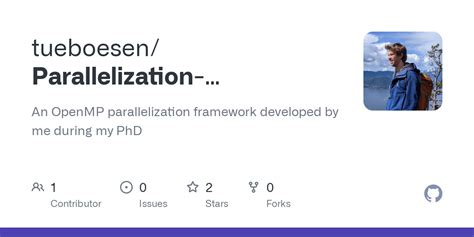 Github Tueboesen Parallelization Framework An Openmp Parallelization Framework Developed By