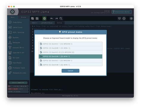 Github Async0x42esp32 Mpy Jama V12 Ui Tool For Manage Espressif