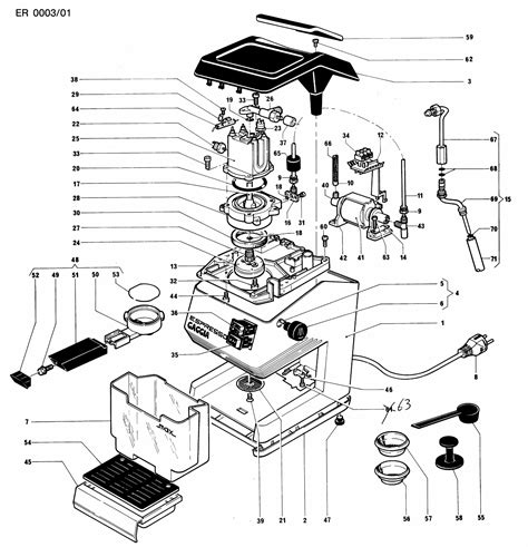 Exploded Views Gaggia Exploded Views Espresso Exploded View 2002