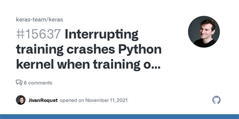 Interrupting Training Crashes Python Kernel When Training On Gpu For The First Time With