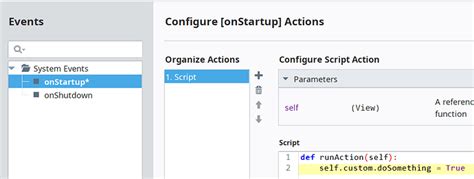 How To Trigger A Component Script From Perspective Page Startup Ignition Inductive