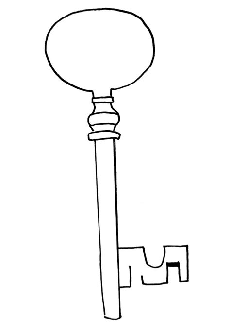 How To Draw A Key Easy Drawing Tutorial For Beginners Bujo Babe