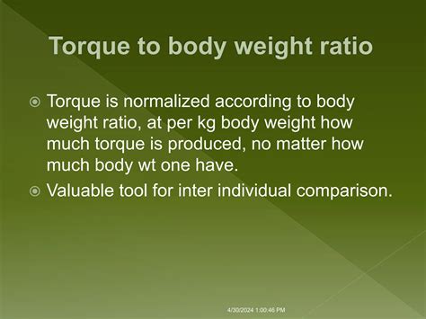 Isokinetic Techniques Type Of Exercise Pptx