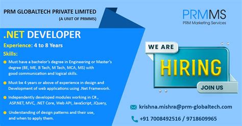 Dotnetdeveloper Dotnetjobs Dotnetdevelopers Aspdotnet Mvc Webapi