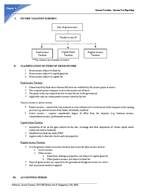 chapter 4 tax schemes periods methods and reporting pdf gross