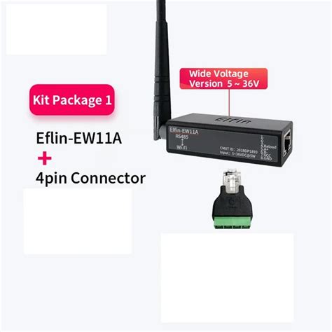 직렬 포트 Rs485 Wifi 직렬 장치 서버 Elfin Ew11 데이터 전송을 위한 혁신적인 솔루션
