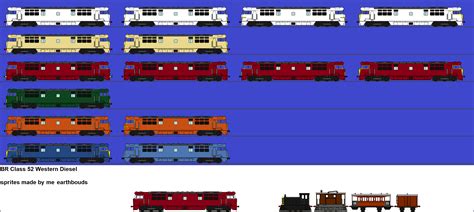 Br Class 52 Western Diesel Liveries By Earthbouds On Deviantart