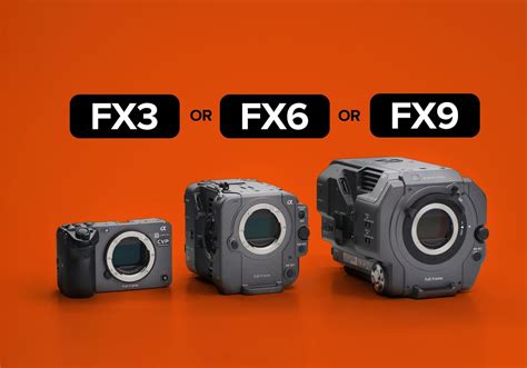 Sony Fx3 Vs Fx6 Vs Fx9 A Full Comparison Ezyspot