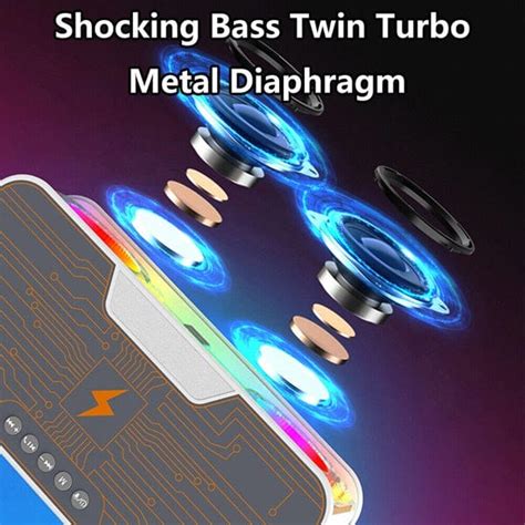 Soundlogic Xt Bluetooth Speaker With Led Lights And Wireless Charger Showcase