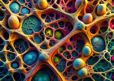 Unveiling The Intricate Architecture Of Microscopic Bone Tissue A Detailed Cellular Exploration