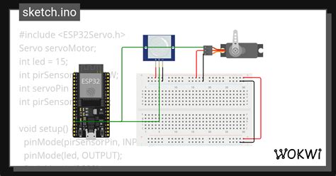 Servomotor Y Pir Copy Wokwi Esp32 Stm32 Arduino Simulator Servomotor Y Pir Copy Wokwi Esp32 Stm32 Arduino Simulator