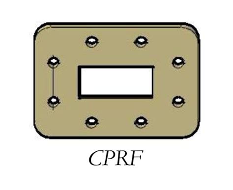 Rectangular Waveguide Flanges Space Machine
