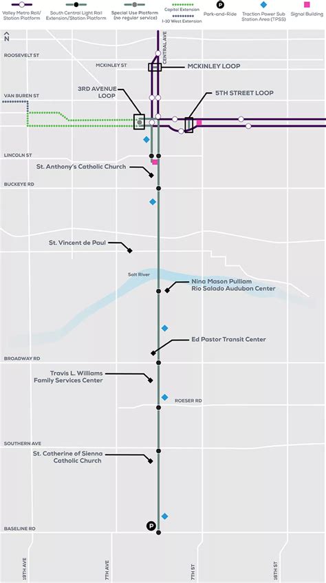 Printable Phoenix Light Rail Map